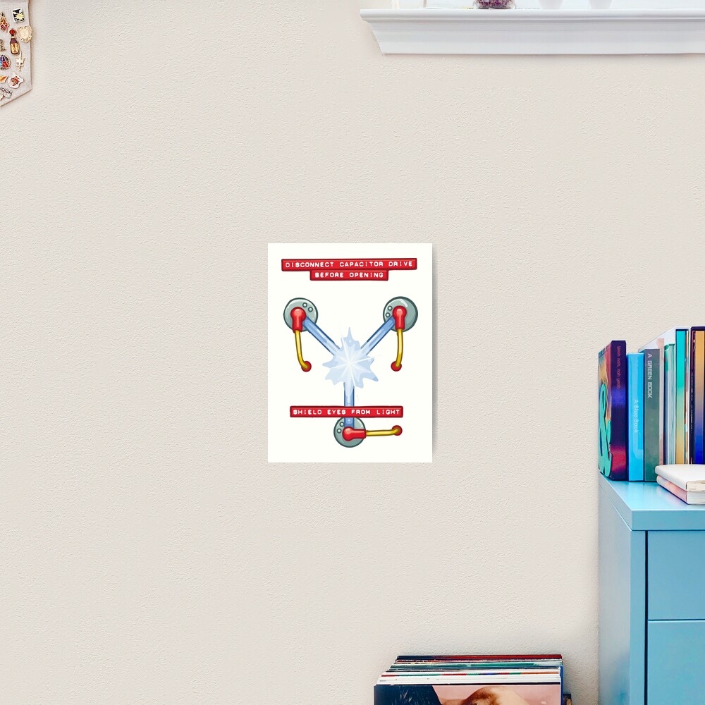 "temporal convector flow capacitor" Art Print by PTeeFrench | Redbubble