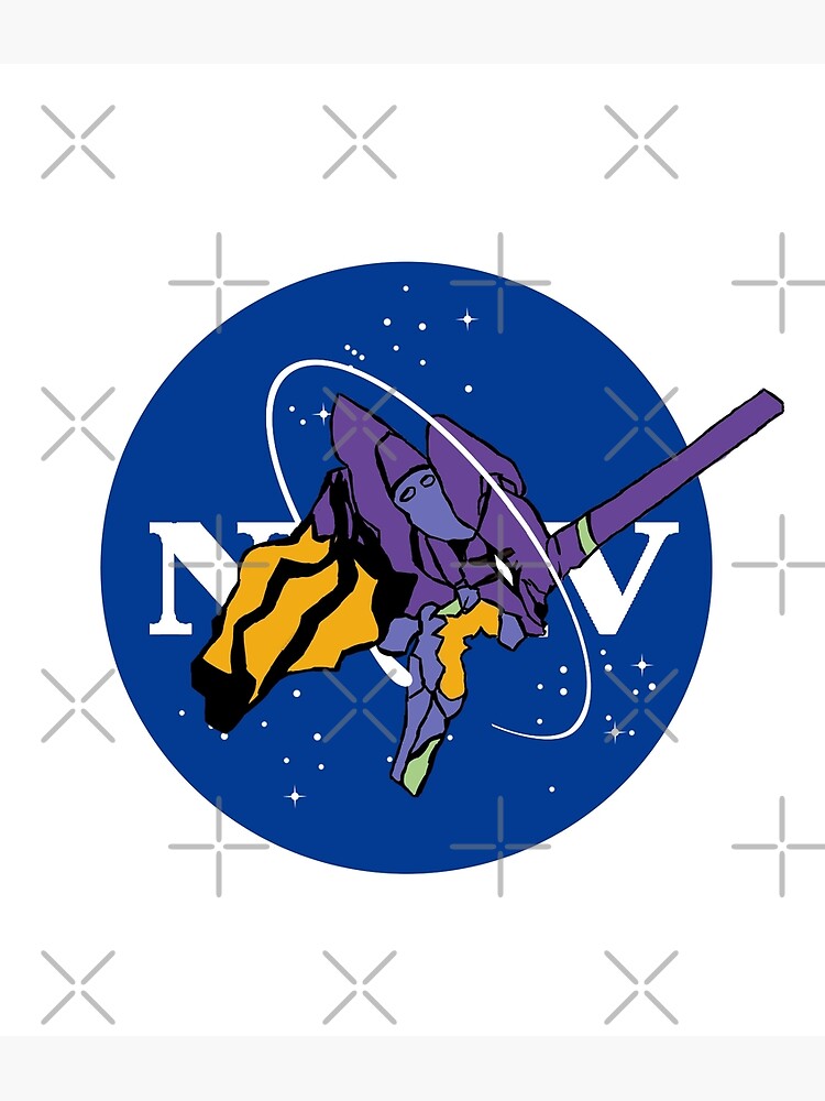 "Fly me to the MOON - Neon Genesis Evangelion Eva 01 Nasa" Poster by ...