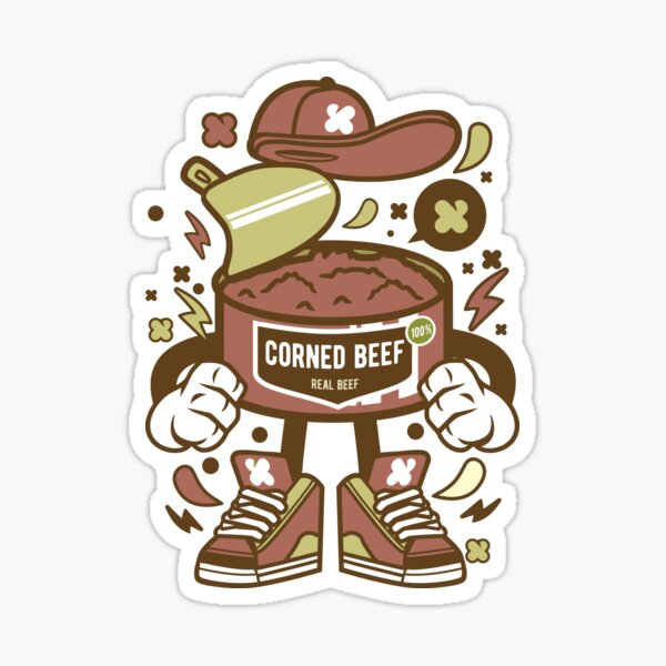 "Corned Beef Cartoon Character - Fun illustration for corned beef ...