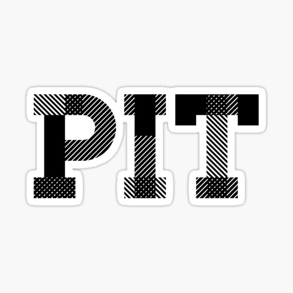 "PITTSBURGH PIT Letters" Sticker for Sale by ElizaGraceDance | Redbubble