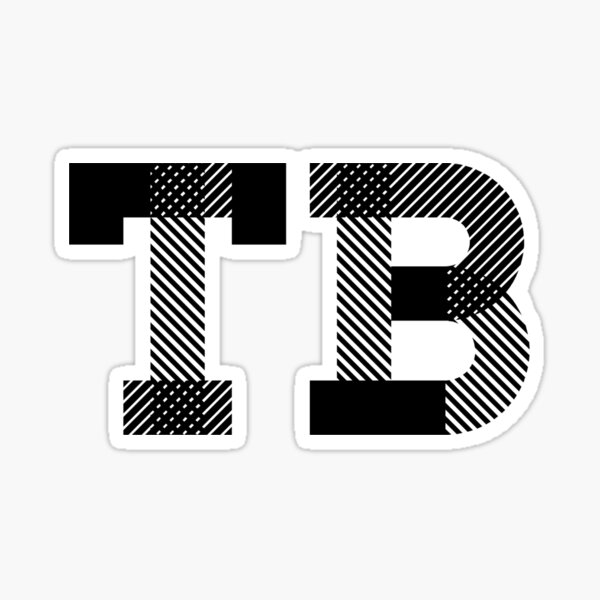 "TAMPA BAY TB Letters" Sticker by ElizaGraceDance | Redbubble
