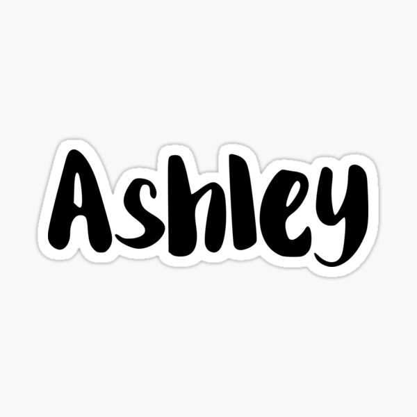 "Ashley" Sticker by FTML | Redbubble