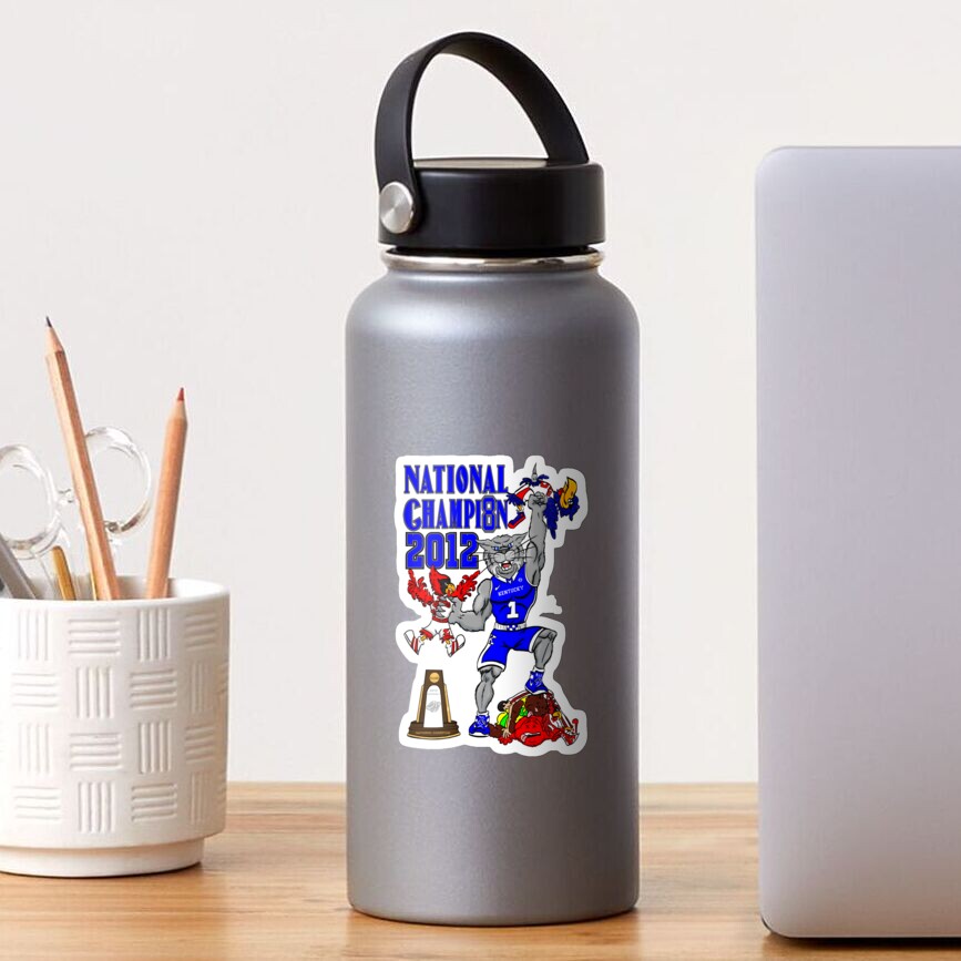 "Kentucky Wildcat 2012 Championship" Sticker for Sale by GreatScottsArt ...