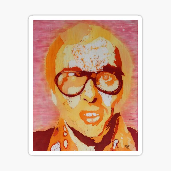 "Mark Batik" Sticker by attndeficitdsgn | Redbubble