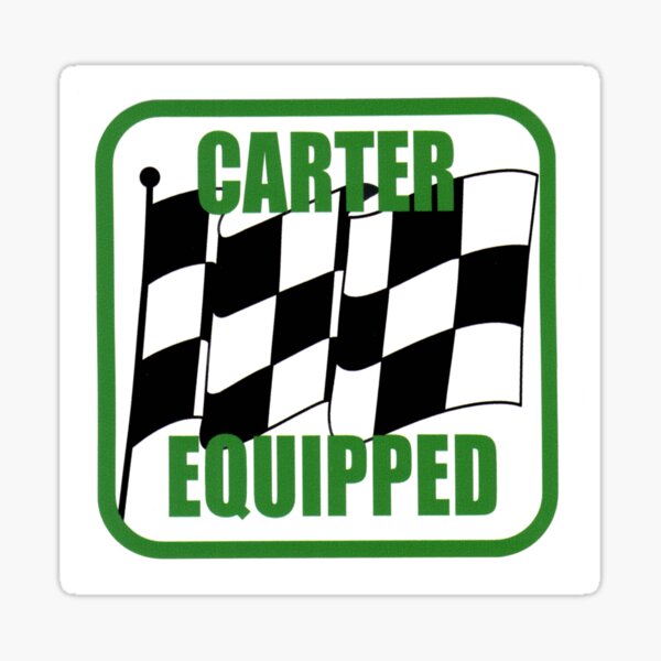 "Carter Equipped" Sticker for Sale by Retrostickersnz | Redbubble