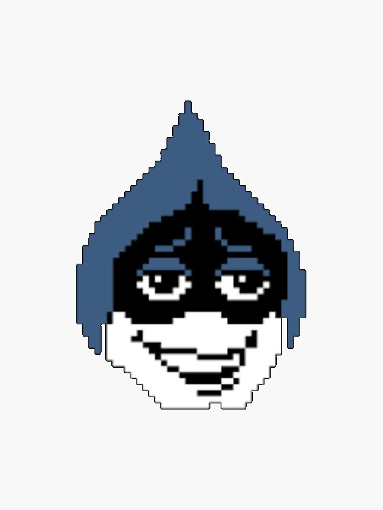 Pegatina «Deltarune Funny Lancer Face» de OwMyFoot2000 | Redbubble