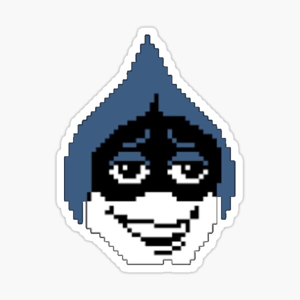 "Deltarune Funny Lancer Face" Sticker for Sale by OwMyFoot2000 | Redbubble