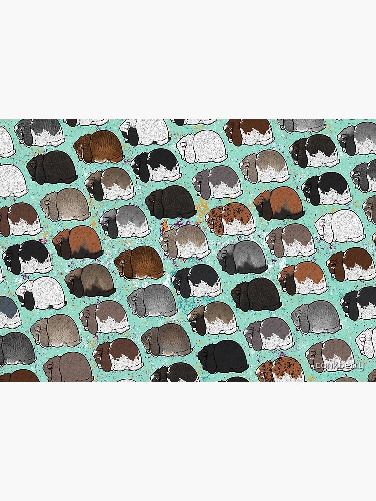 Lámina fotográfica «Mini Lop Rabbit Color Splash Textil / Show Rabbit ...