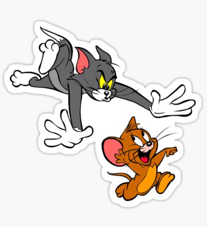 Tom And Jerry Stickers | Redbubble
