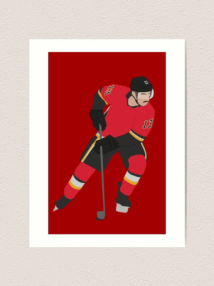 "Johnny Gaudreau" Art Print by PatOrmsby17 | Redbubble