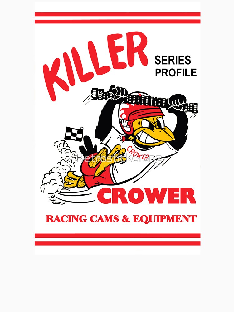 "Crower Racing Cams" T-shirt for Sale by Retrostickersnz | Redbubble ...