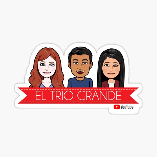 "El Trio Grande" Sticker for Sale by maciasa001 | Redbubble
