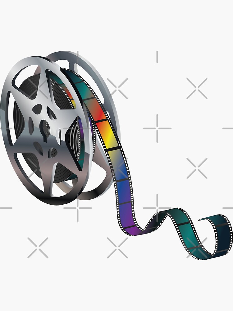 "Movie Reel" Sticker for Sale by AnnArtshock | Redbubble