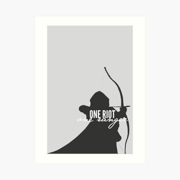 "One Riot One Ranger" Art Print for Sale by memorytree | Redbubble