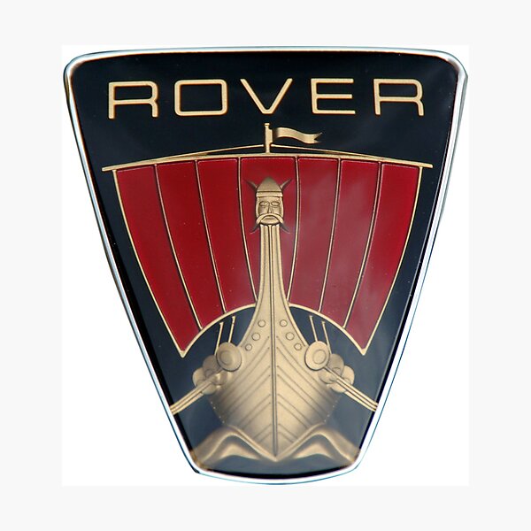 "Small Rover badge, the Classic P6 era Rover Viking ship but in a ...