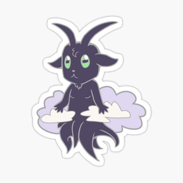 "The Black Goat" Sticker for Sale by Khelekmir | Redbubble