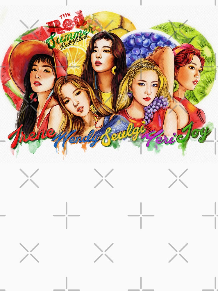 "Red Velvet "Red Summer"" T-shirt for Sale by Ellen-Drawings ...