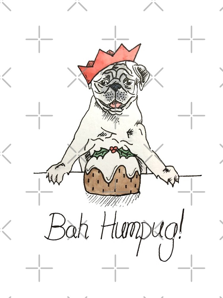 "Bah humbug - Bah humpug - Pug lover gift" iPhone Case for Sale by B ...