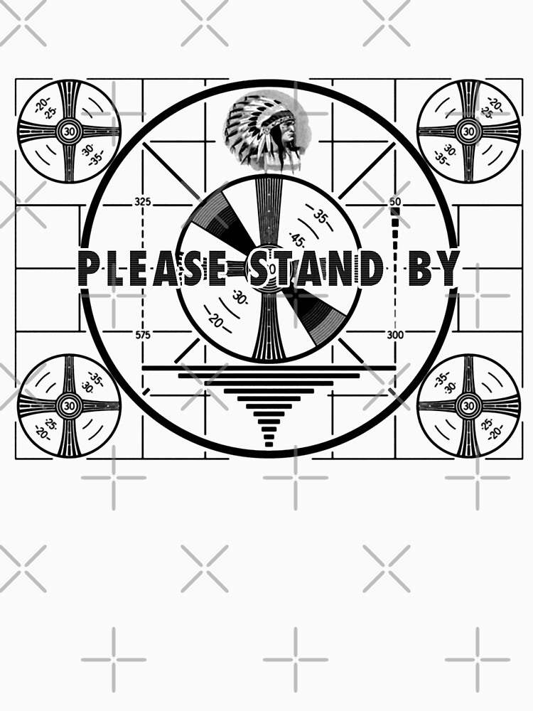 "Vintage Please Stand By Trouble Test Slide T-Shirt" Essential T-Shirt ...