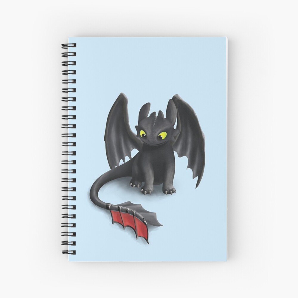 "Toothless," Spiral Notebook for Sale by fasdj | Redbubble