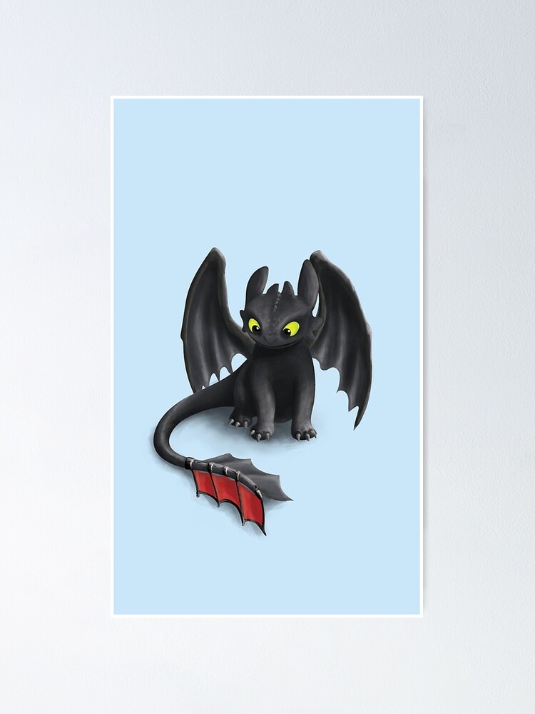 "Toothless," Poster by fasdj | Redbubble