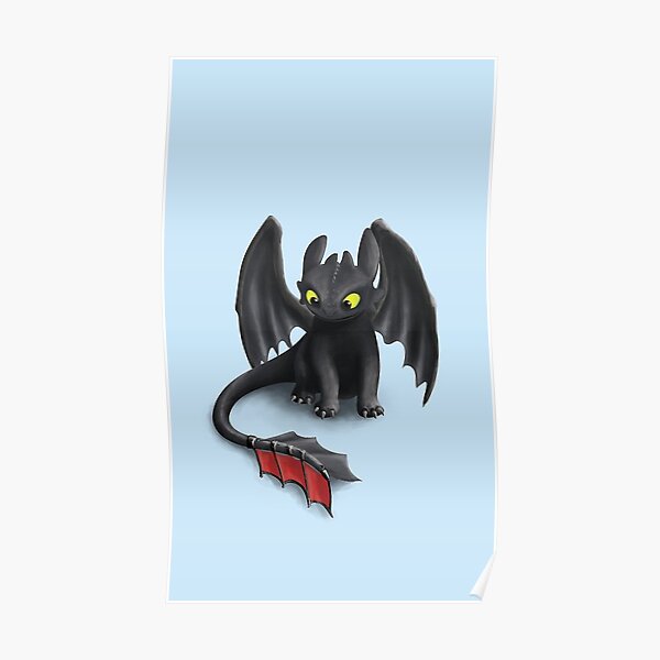 "Toothless," Poster by fasdj | Redbubble