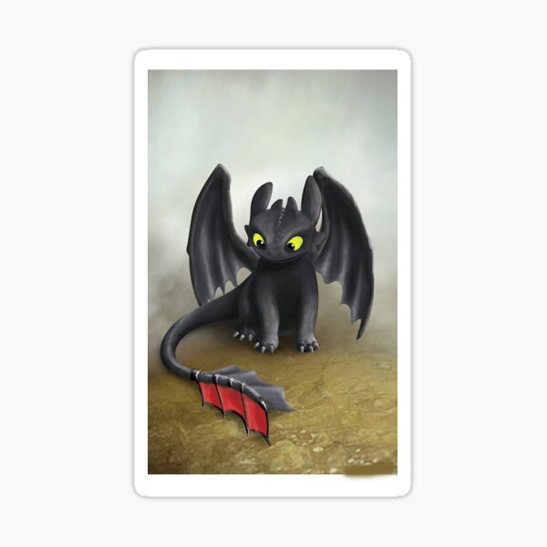 "Toothless Dragon " Sticker for Sale by ihjsai | Redbubble
