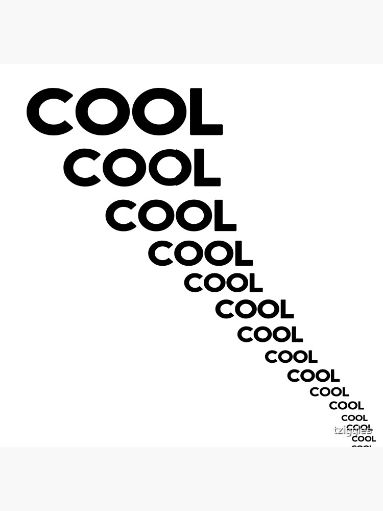 "Cool cool cool cool - inspired by Jake Peralta - Brooklyn 99" Art ...