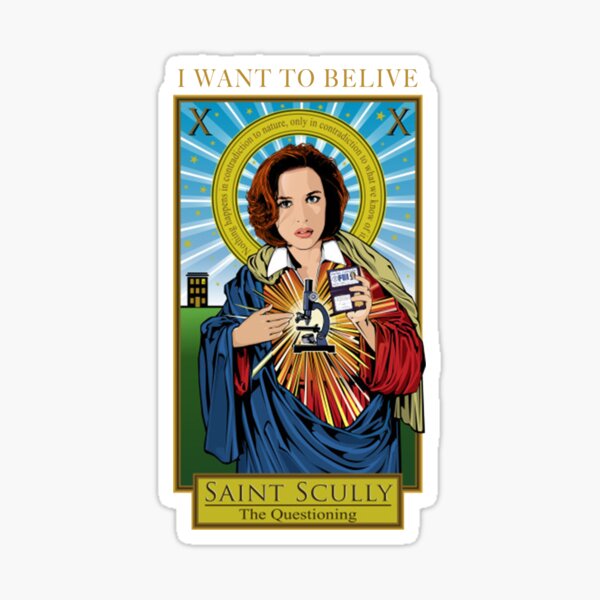 "Saint Scully" Sticker for Sale by lorenzograyst | Redbubble