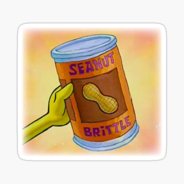 "Seanut Brittle Dank Meme" Sticker by DrewBlue | Redbubble