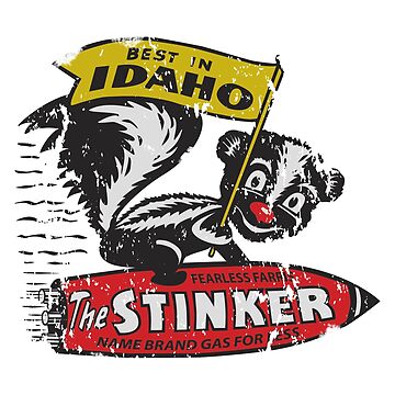 "Stinker Gas" Sticker for Sale by Retrorockit | Redbubble