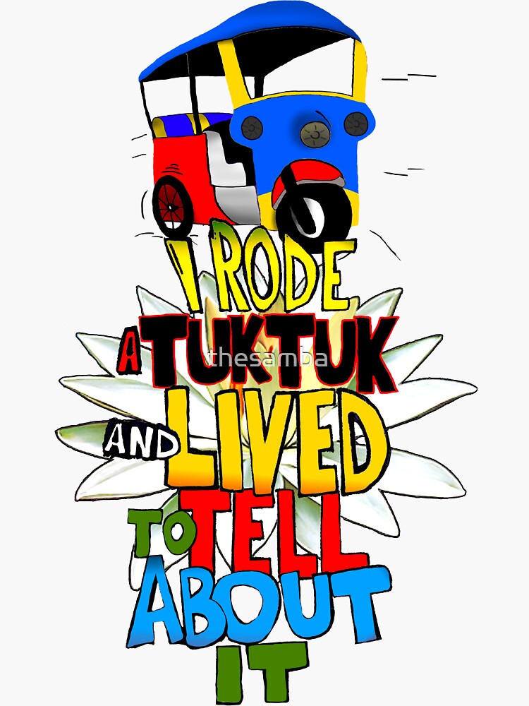 "Tuk Tuk" Sticker by thesamba | Redbubble