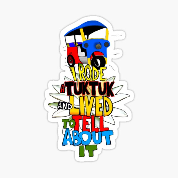"Tuk Tuk" Sticker by thesamba | Redbubble