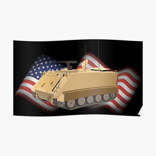 "Patriotic Military APC M113 " Poster by NorseTech | Redbubble