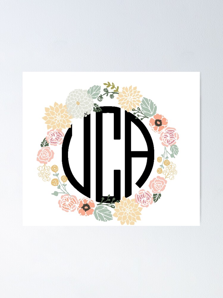 "VCA monogram" Poster by ally7899 | Redbubble