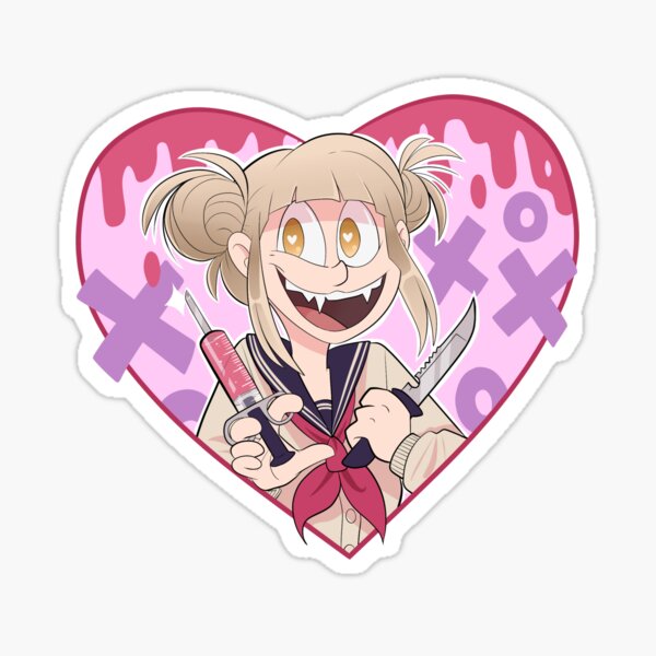 "Himiko Toga" Sticker by stabbyboy | Redbubble