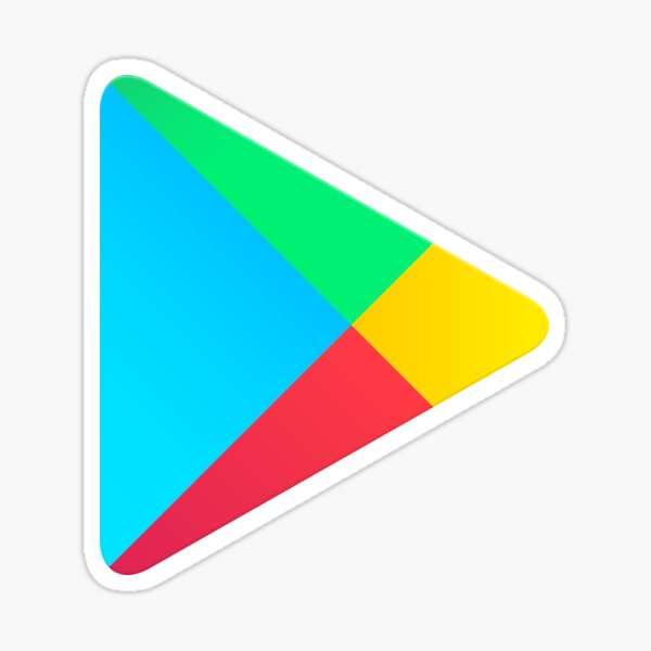 "Google Play" Sticker for Sale by Licensed | Redbubble