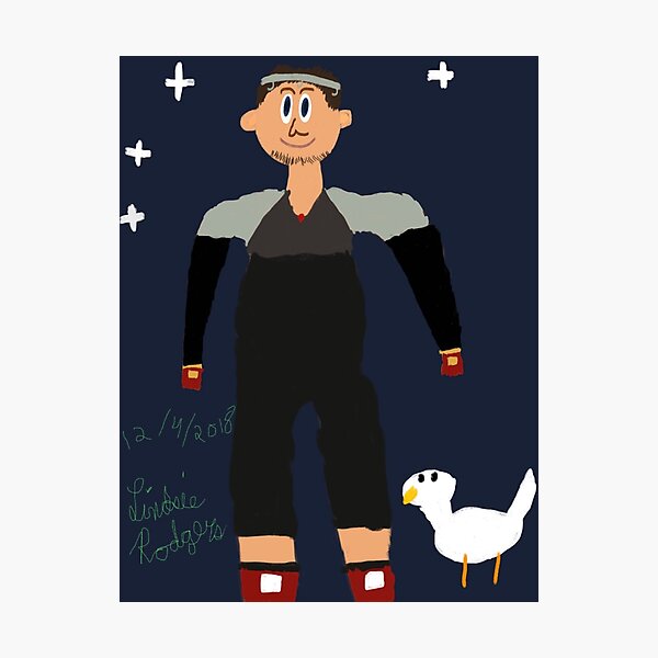 Lámina fotográfica «Tyler aka Logdotzip y su amigo, Drumstick.» de ...