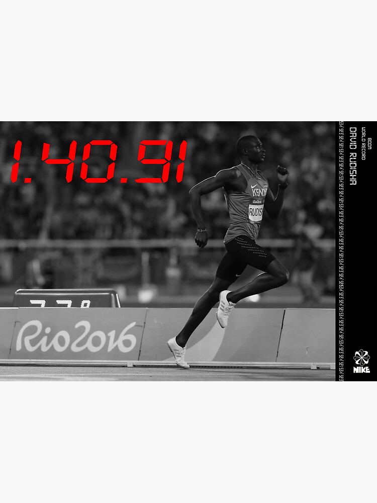 "David Rudisha" Sticker by jacoblough1 | Redbubble
