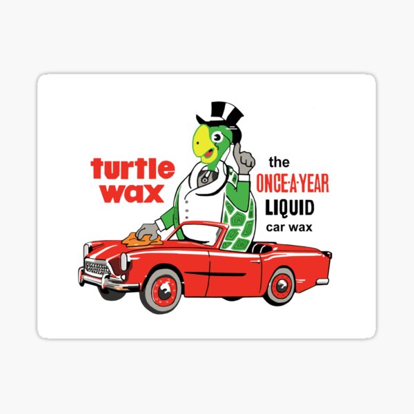 "Turtle Wax" Sticker for Sale by Retrostickersnz | Redbubble