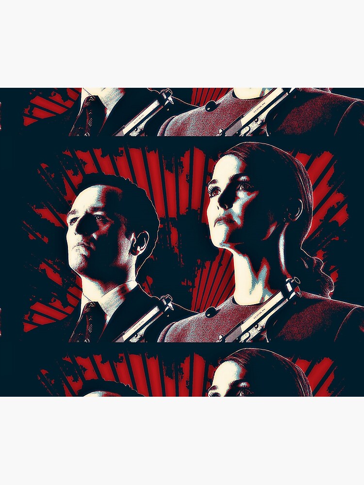 "Cold War KGB V FBI" Throw Blanket by DroidAKov | Redbubble