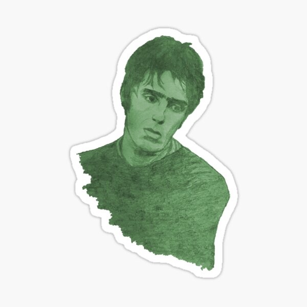 "Liam Gallagher - Green" Sticker by mom131 | Redbubble