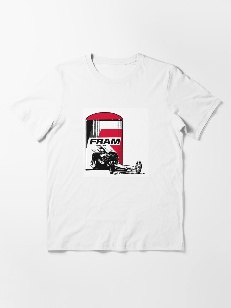 "FRAM" T-shirt by Retrostickersnz | Redbubble