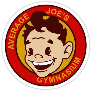 "Average Joe's Face Logo" Sticker for Sale by kholub1970 | Redbubble