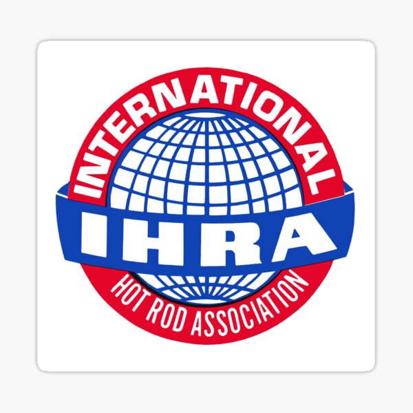 "IHRA" Sticker for Sale by Retrostickersnz | Redbubble