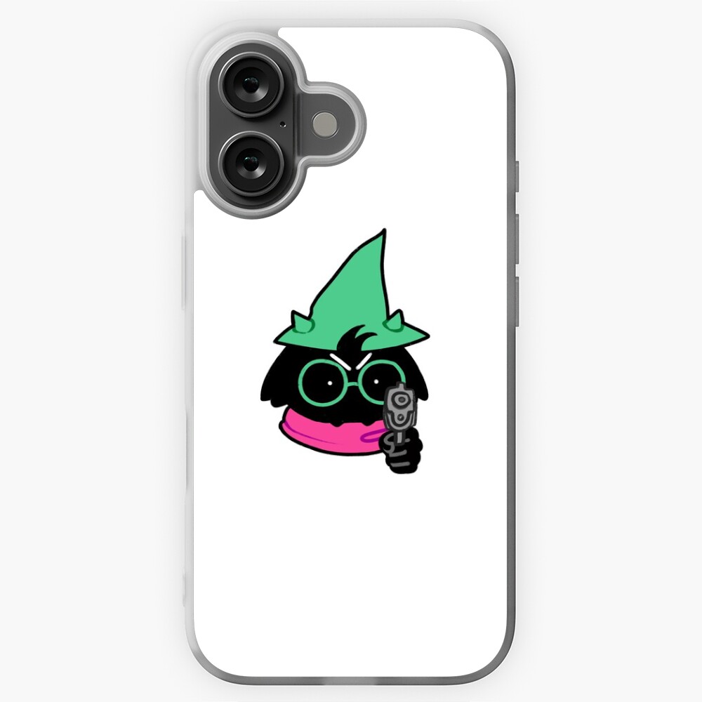 "Ralsei - >:0" Sticker for Sale by whitedogart | Redbubble