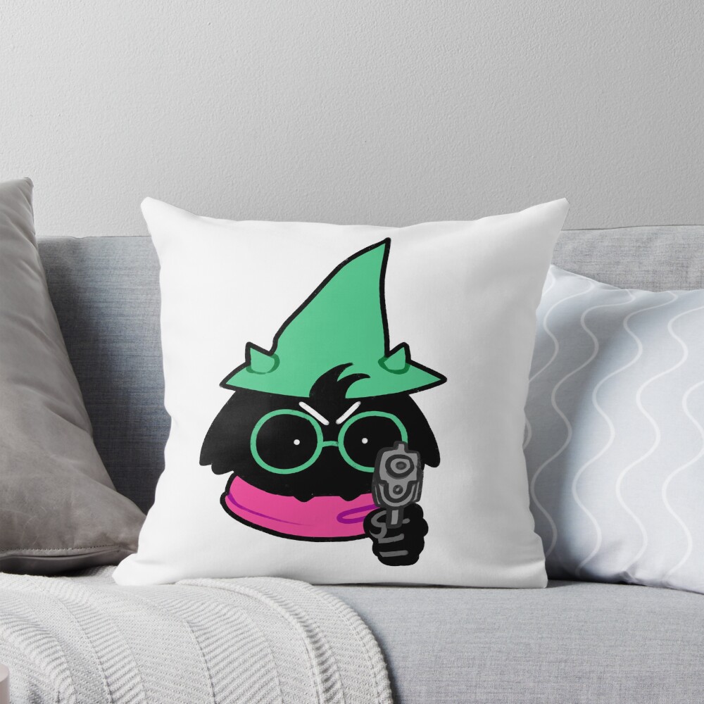 "Ralsei - >:0" Sticker for Sale by whitedogart | Redbubble