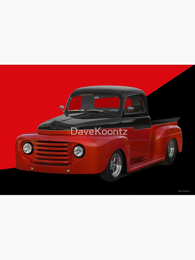 "1950 Ford F100 Stepside Pickupe" Poster by DaveKoontz | Redbubble