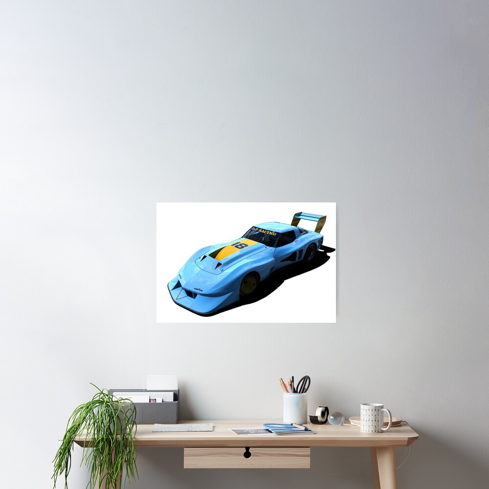 "1978 Greenwood IMSA Corvette" Poster by GHPDesign | Redbubble