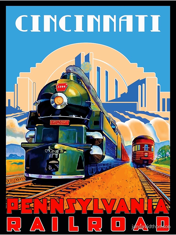 "Cincinnati Pennsylvania Railroad" Poster for Sale by jandavidthomson ...